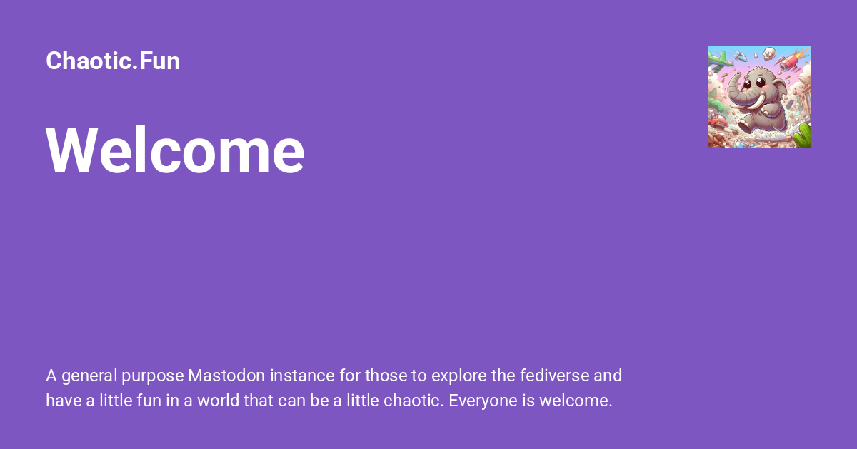 Welcome - Chaotic.Fun
